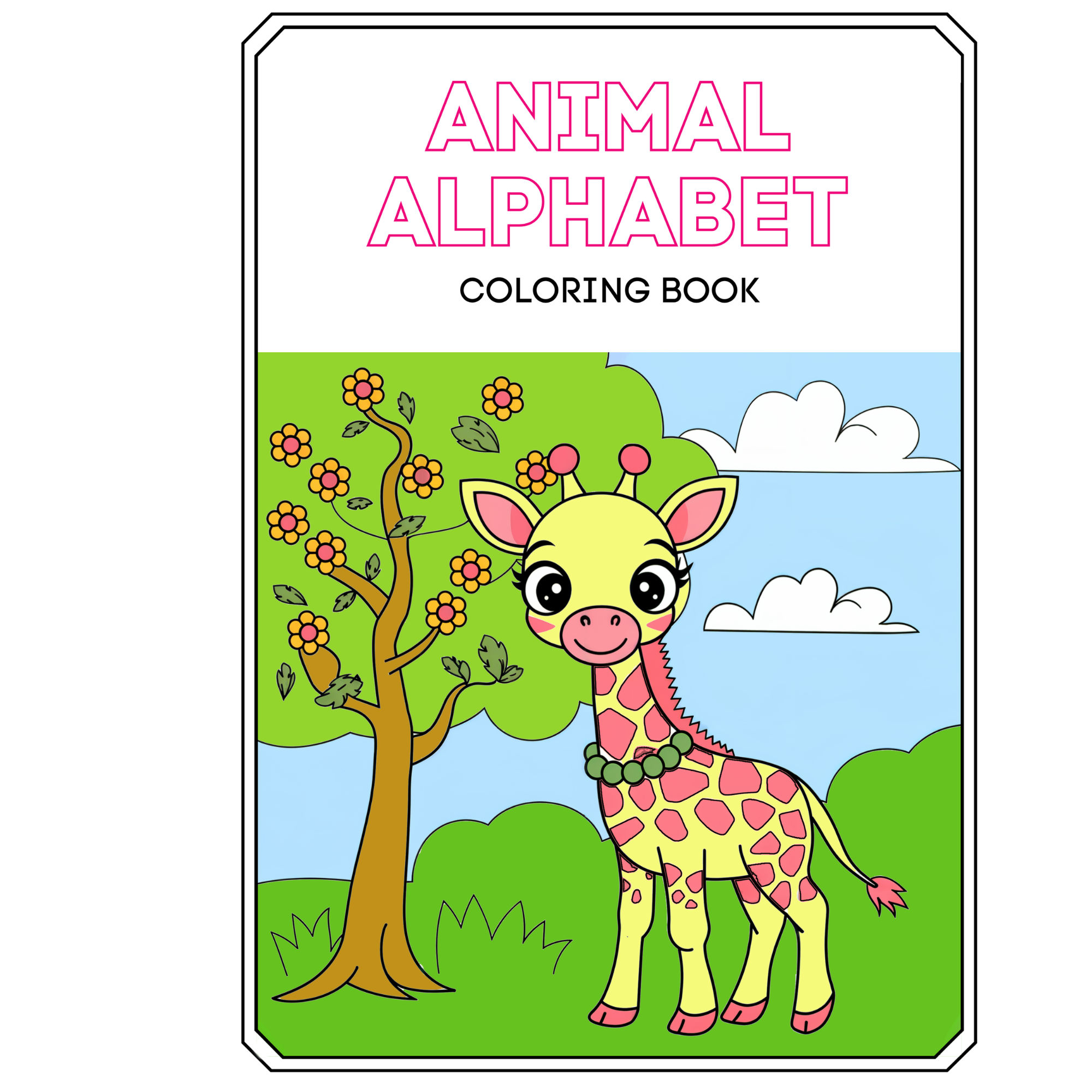 Animal Alphabet Coloring Book for Kids – A to Z Letters with Cute ...